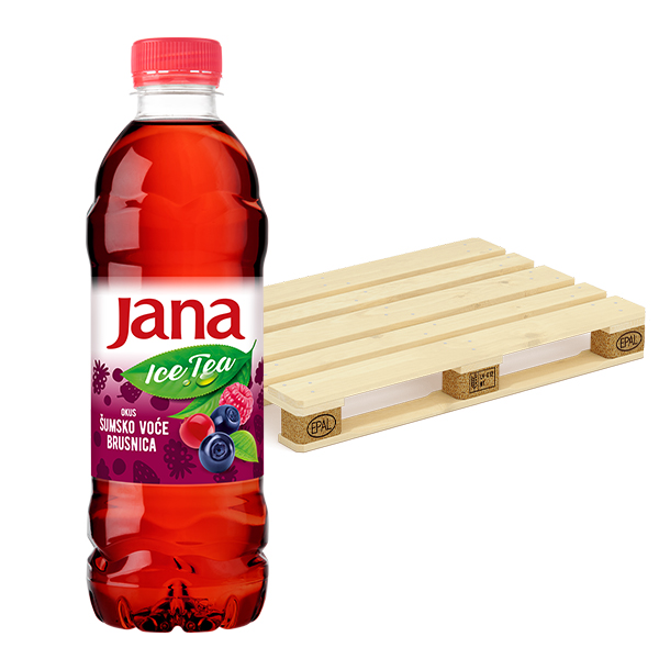 Jana – Ice Tea Waldfrucht – 1296x 0,5l. – BalkanKing.ch - Balkan Shop