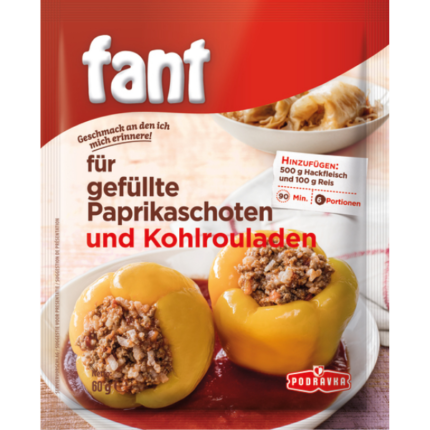 Podravka – Fant für gefüllte Paprikaschoten – 60g – BalkanKing.ch ...